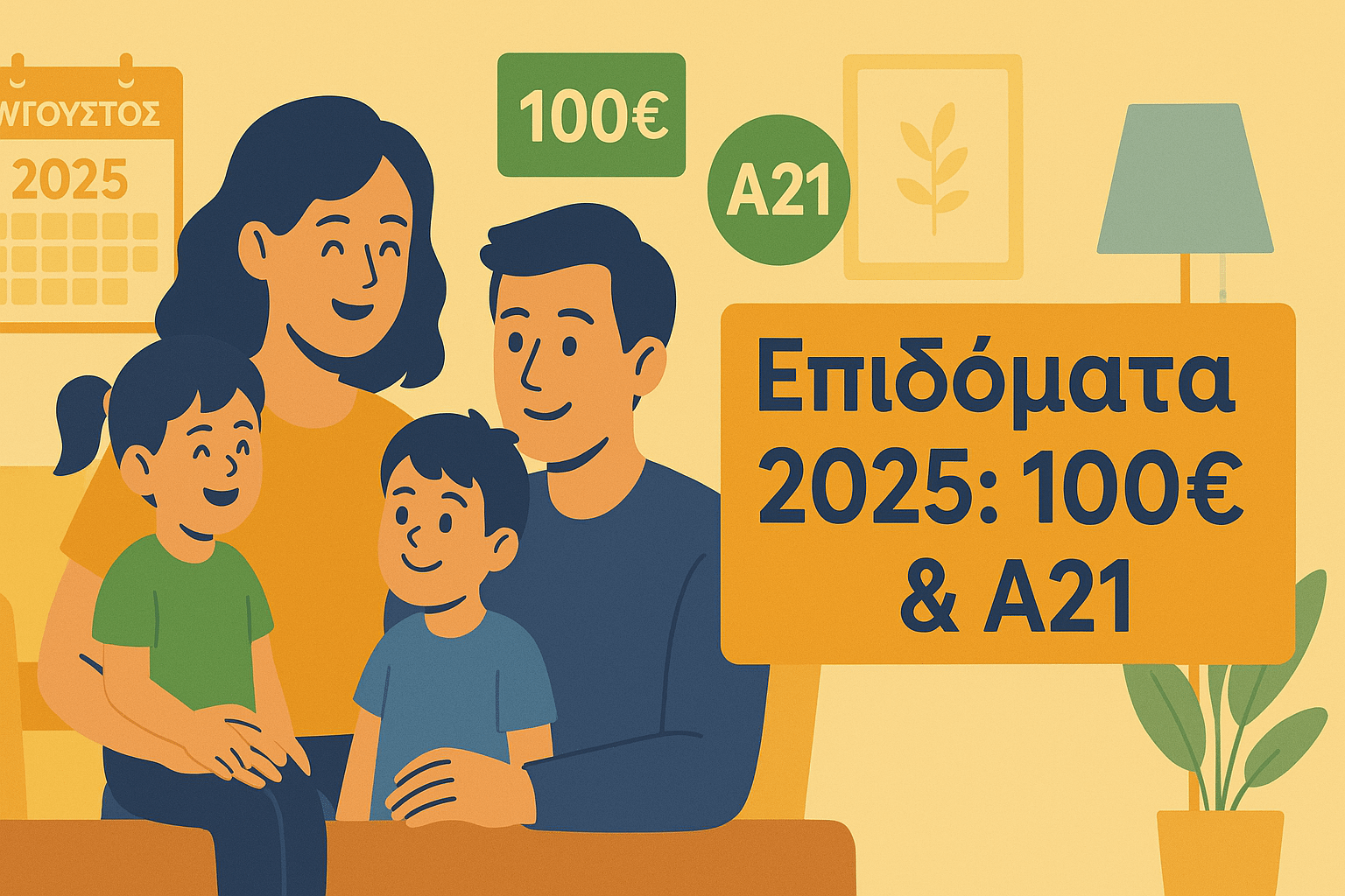 Επίδομα 100€ & Α21 2025: Ημερομηνίες και Αλλαγές